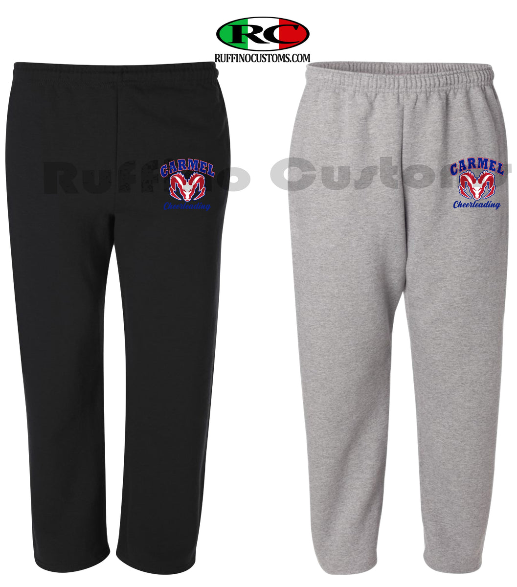 Cheer Spirit Wear Open bottom Sweatpants – Ruffino Customs Apparel